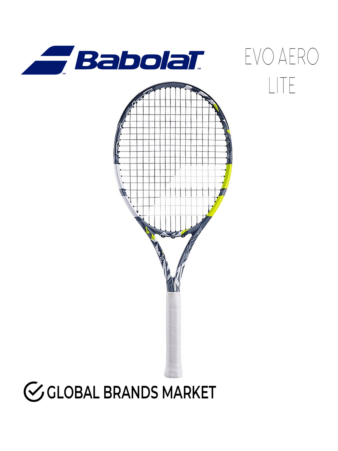 Теннисная ракетка Babolat EVO Aero Lite 101507, ручка: 2, 260 гр