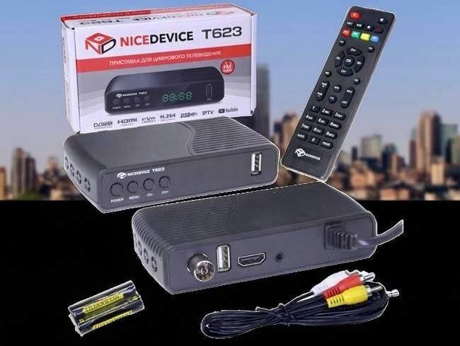 Ресивер цифровой ТВ NICEDEVICE T623