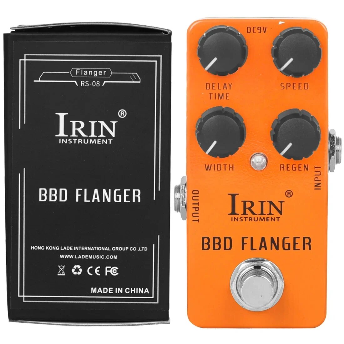 Педаль IRIN BBD Flanger Для Электрогитары С Металлическим Корпусом, True Bypass, Аксессуары Для Гитарных Эффектов RS-08 — фото 1