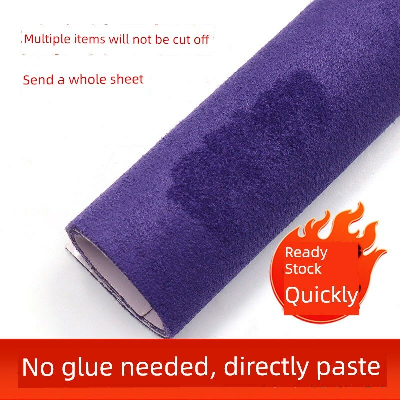 Самоклеящаяся замшевая ткань для ремонта и обновления потолков, модификации салона автомобиля, обшивки дверных панелей,