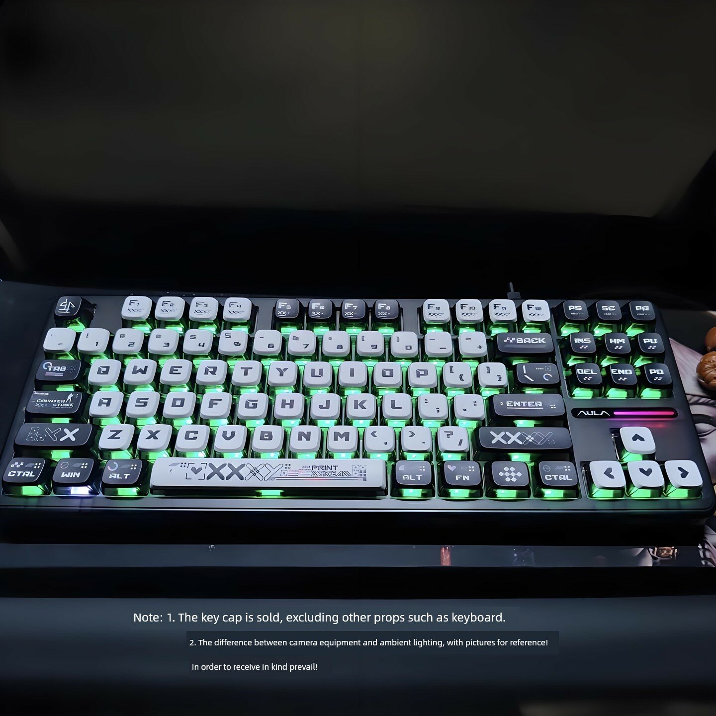 Набор накладок на клавиши с принтом CSGO, совместимый с Wooting Night Demon, Made68, Mage, Ace68, ATK68, RS6, EV63