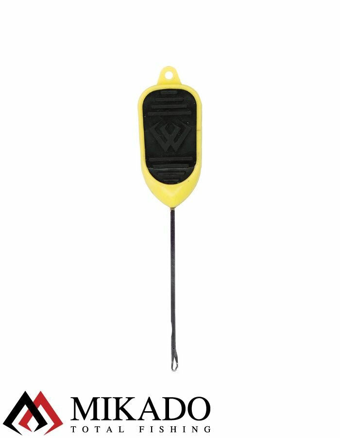 Игла - протяжка с защелкой Mikado -Territory HQ для насадки бойлов, чёрно-лимон.