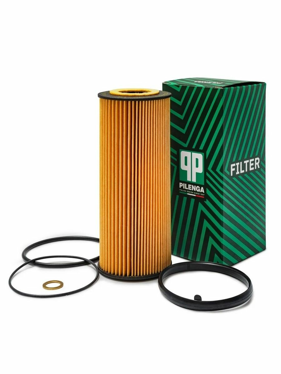 Фильтр масляный для а/м BMW 3, 5, X3, X5 / БМВ, Pilenga FOP7213