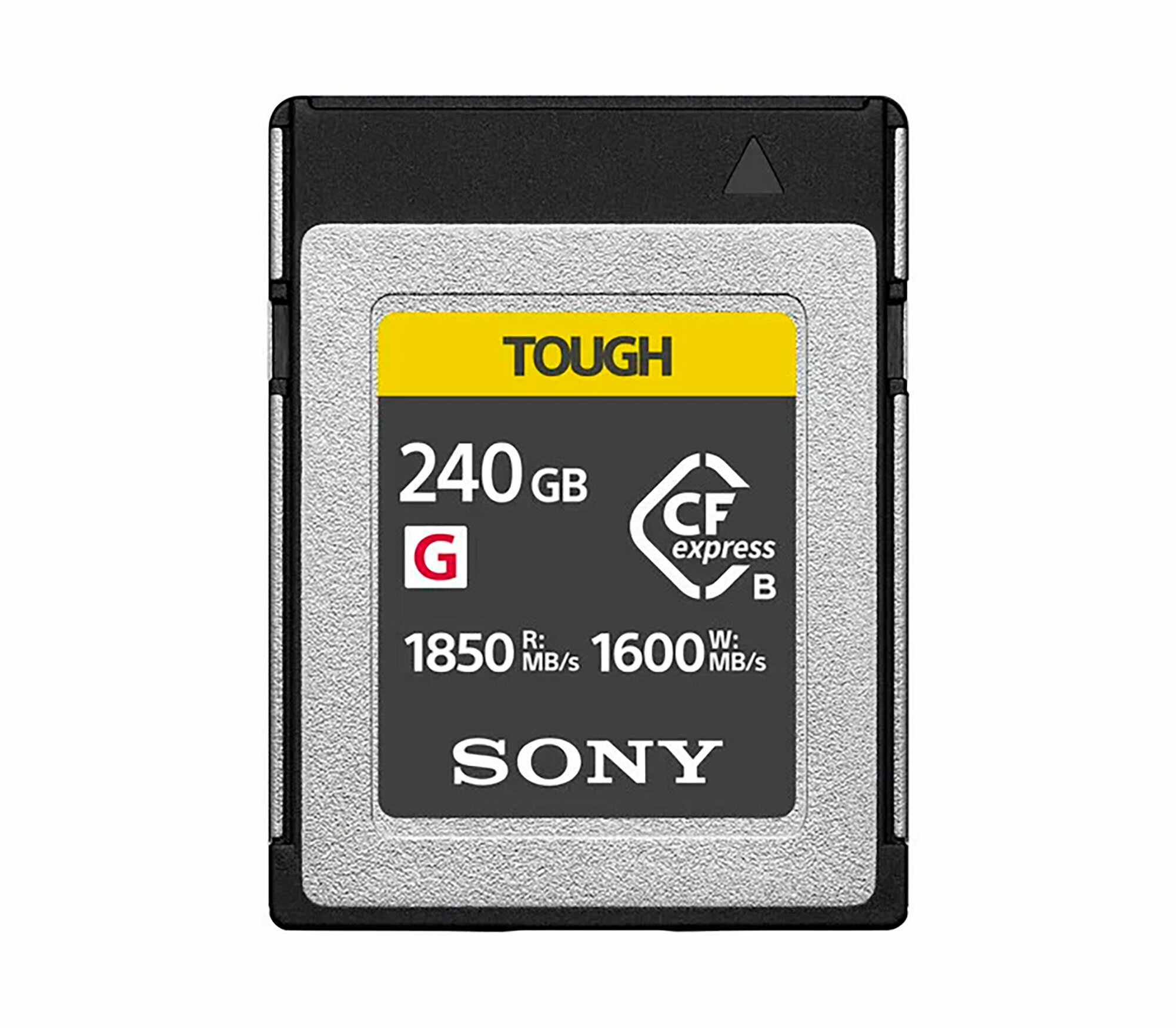 Карта памяти Sony CFexpress Type B 240GB Tough, скорость записи/чтения 1600/1850 MB/s