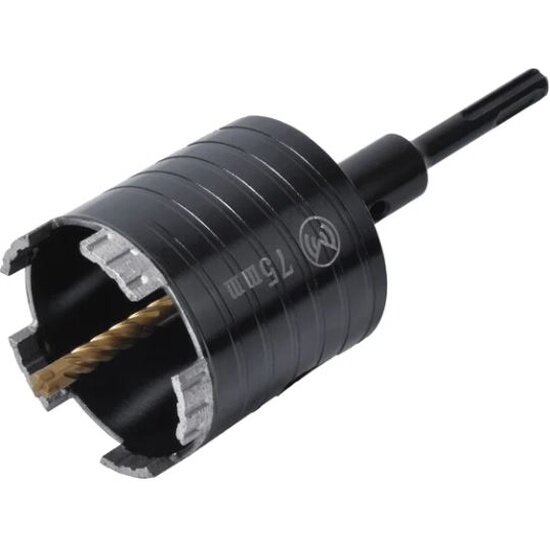 Коронка алмазная по бетону Monogram 75мм 5 турбосегментов безударная 108-186