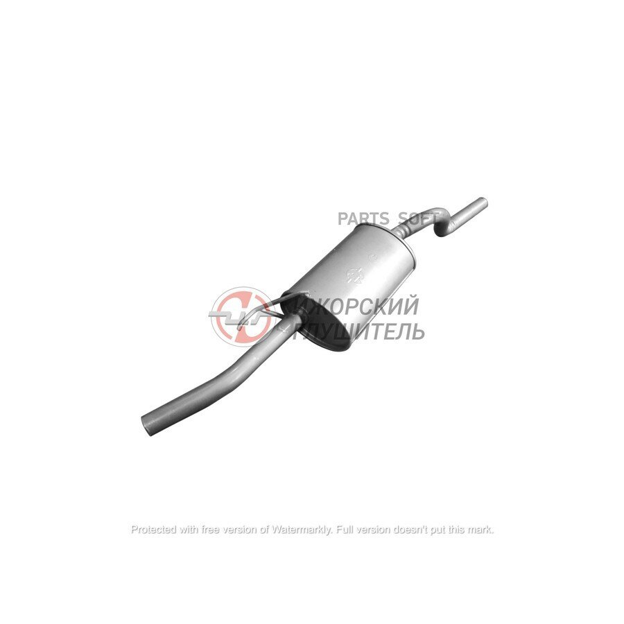 Глушитель основной renault symbol mot.1,4/1,6l 16v ижорский глушитель 136506
