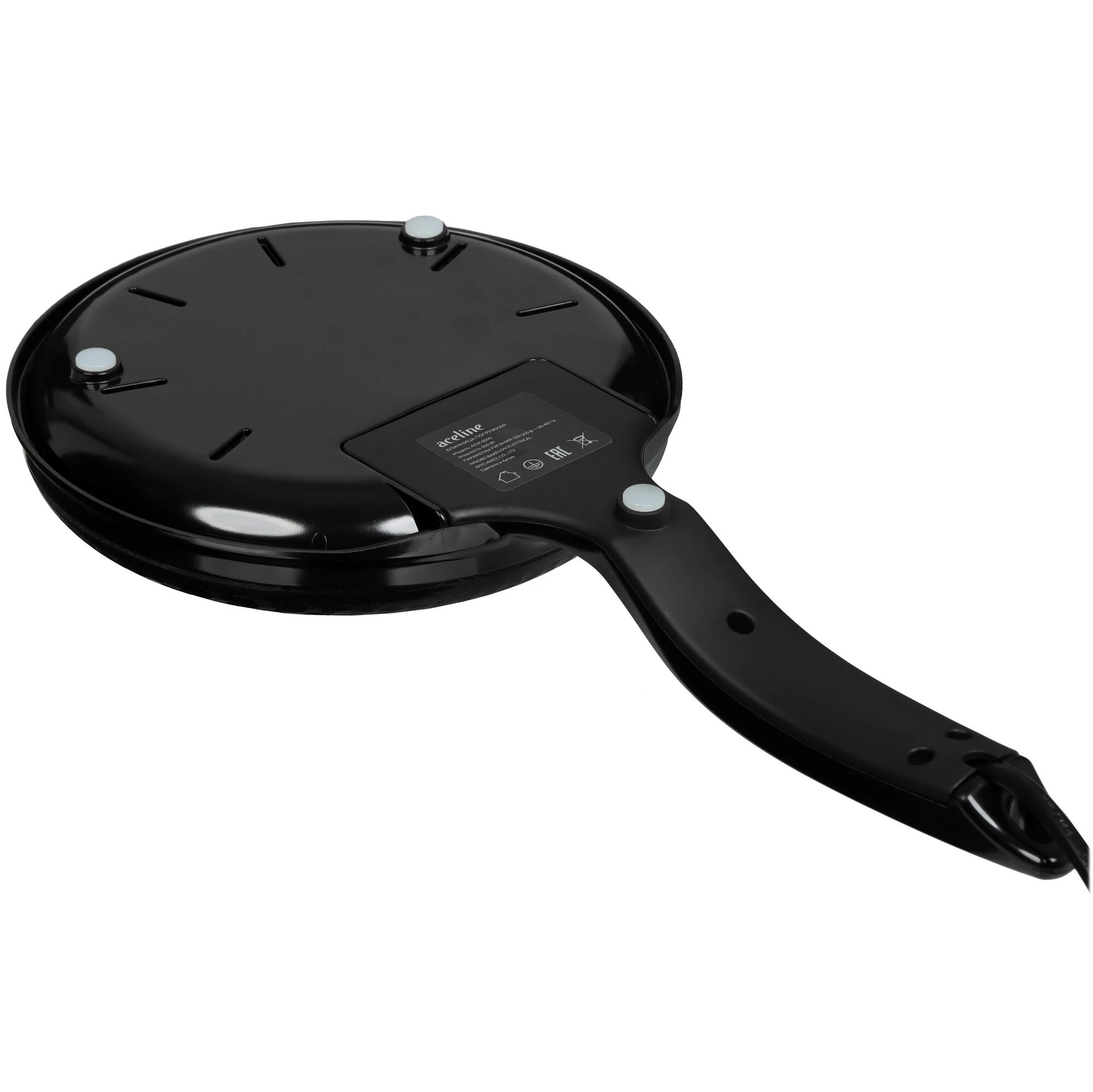 Блинница Mivis Aceline ACM-650S, погружная, антипригарная, черная