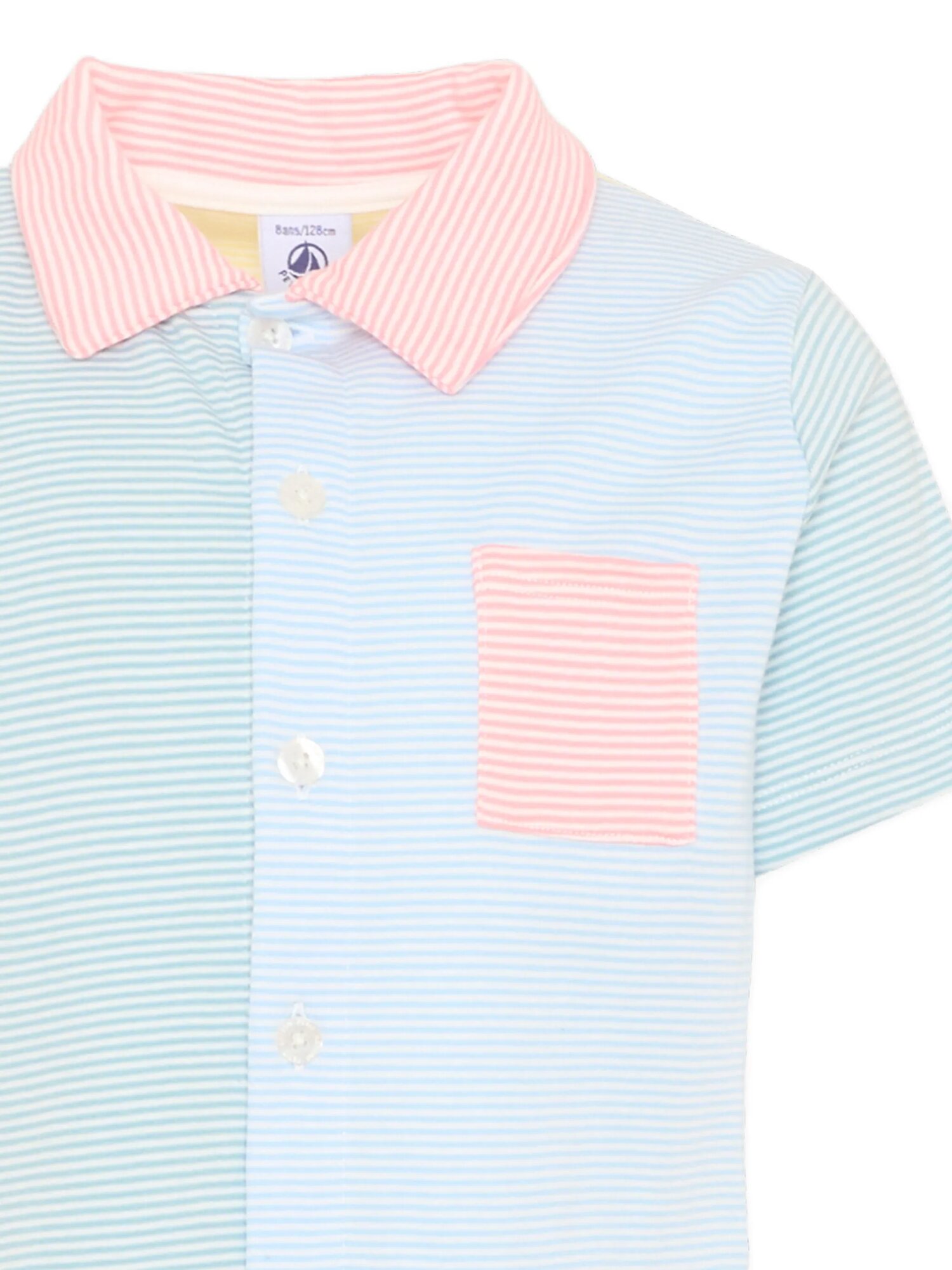 Пижама Petit Bateau Striped pajamas set, размер 4 года, Синий принт — фото 1