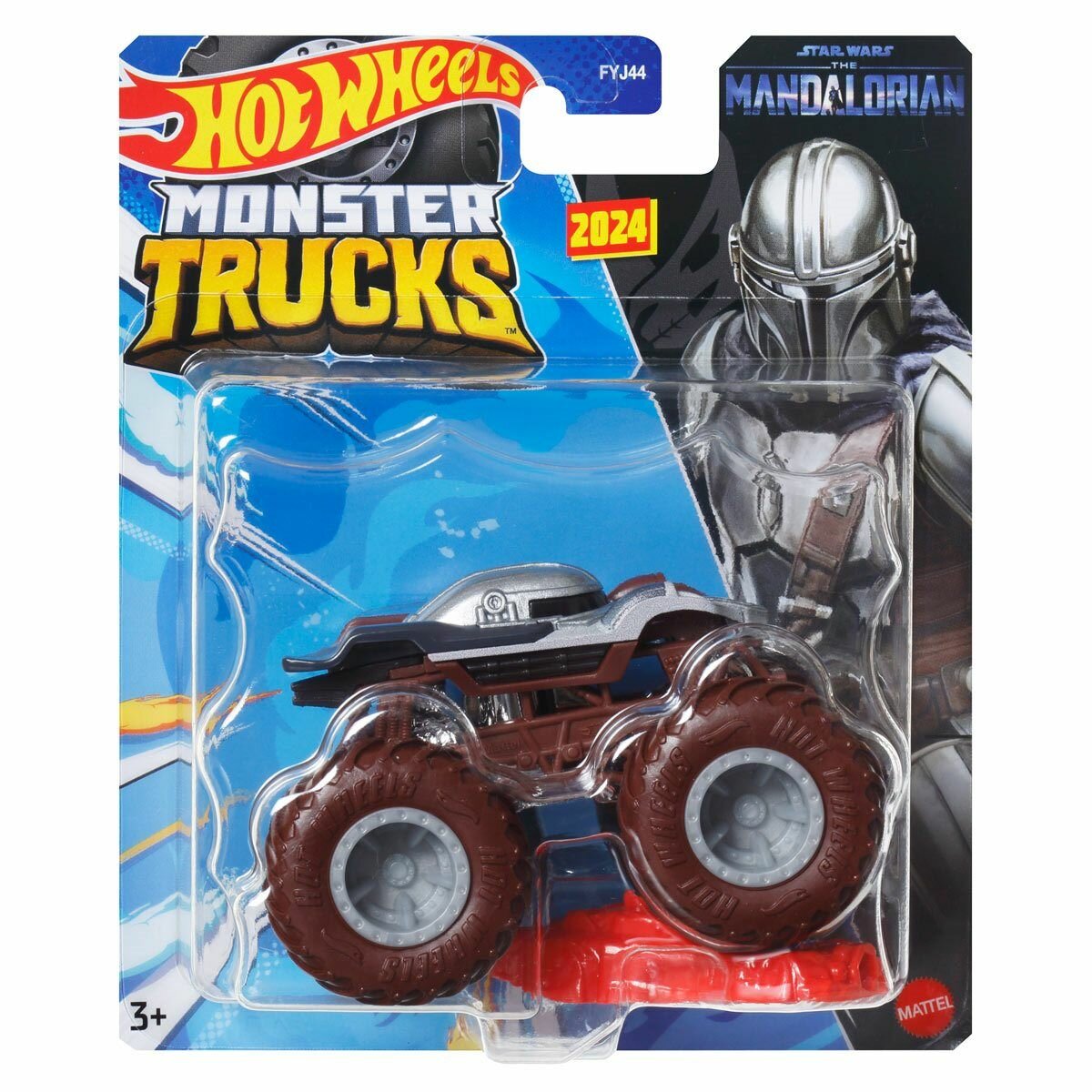 Машинка Hot Wheels Monster Trucks 1:64 Mandalorian HTM26