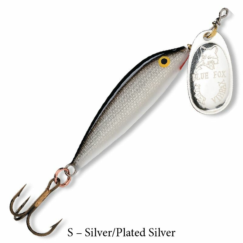 Блесна вращающаяся Blue Fox Vibrax Minnow Spin 5 S 7 гр