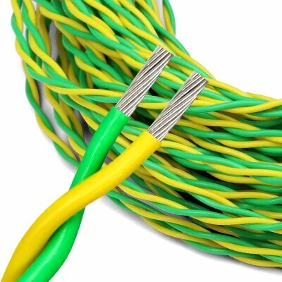 Кабель Yellow Green 22AWG 0.35mm², 5 метров