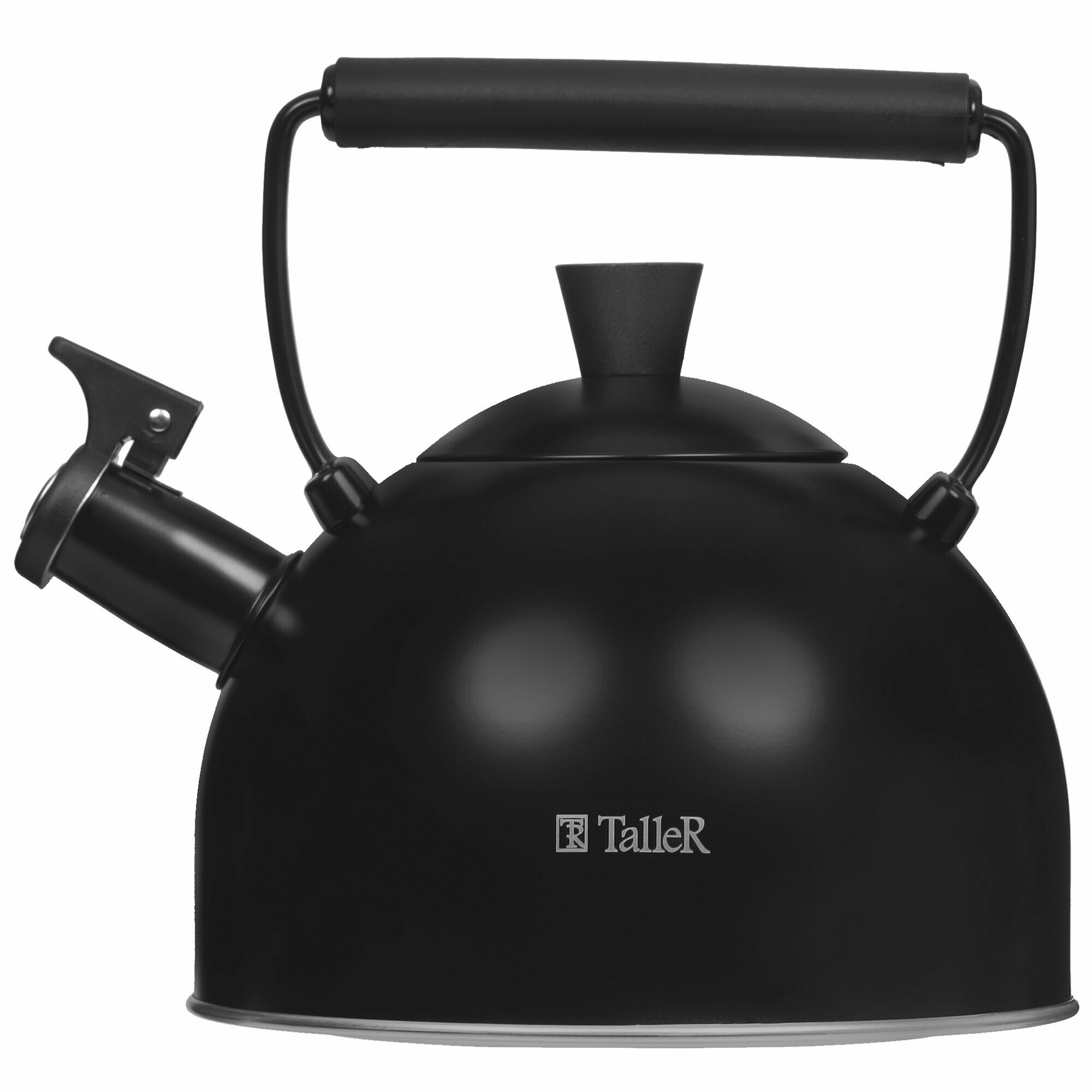 Чайник Taller Thomas TR-11379, 2,5 л, черный, нержавеющая сталь, матовая полировка