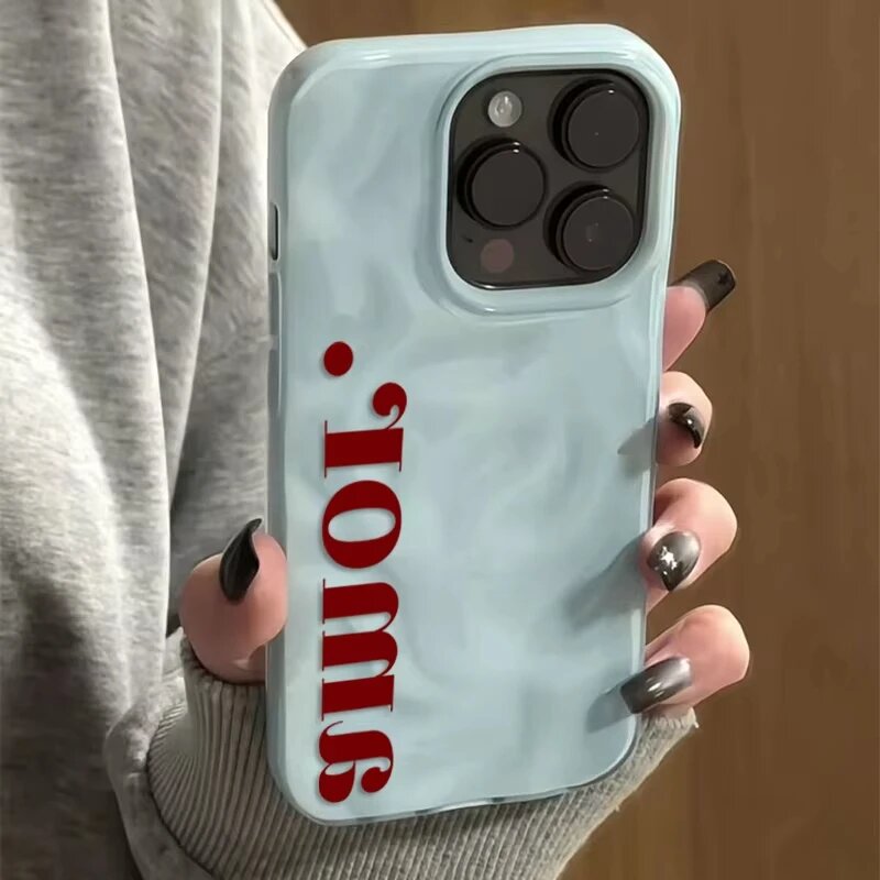 Простые красные чехлы для телефонов в английском стиле Green-SMTYX0430237A, For iphone 17 ProMax
