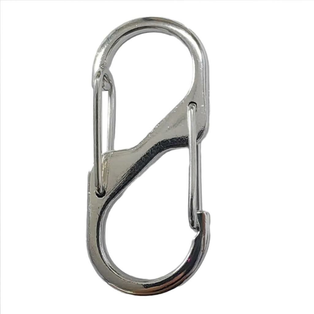 Карабин 8 видов, пружинный защелкивающийся крючок для ключей, 50mm