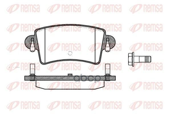833 00 223632 ! колодки дисковые з Renault Master 1.9DTi-2.5DCi 00>, Opel Movano 1.9TDi-2.8TDi 01> Remsa арт. 083300