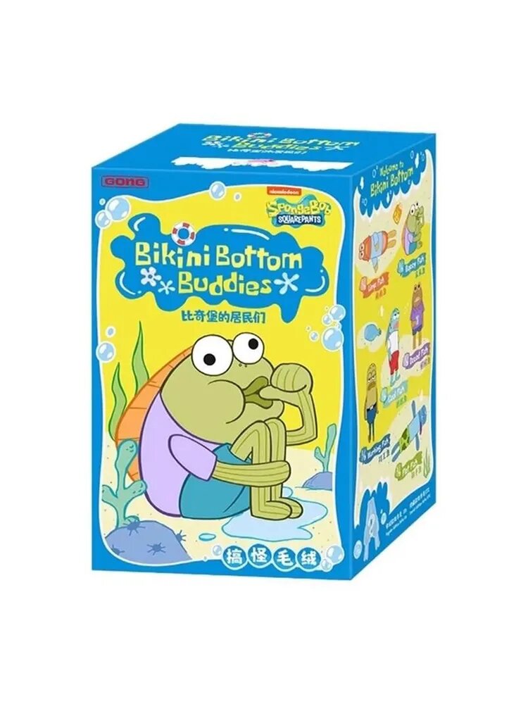 Губка Боб Жители Бичбурга, Коллекционная фигурка Слепая коробка SpongeBob SquarePants