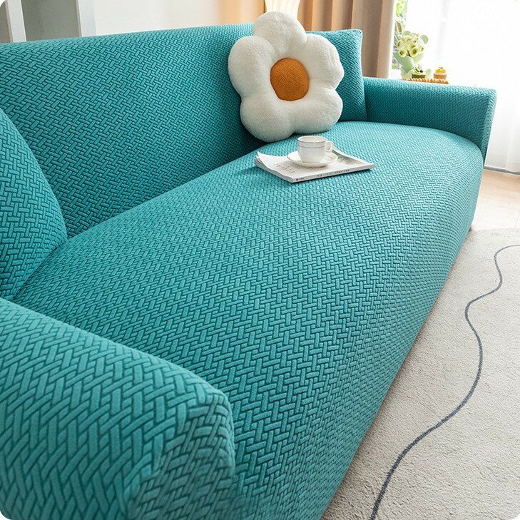 Чехол для дивана с защитой от царапин от кошек, универсальный чехол для гостиной, чехол для обновления старого дивана, цельный чехол для трехместного дивана.