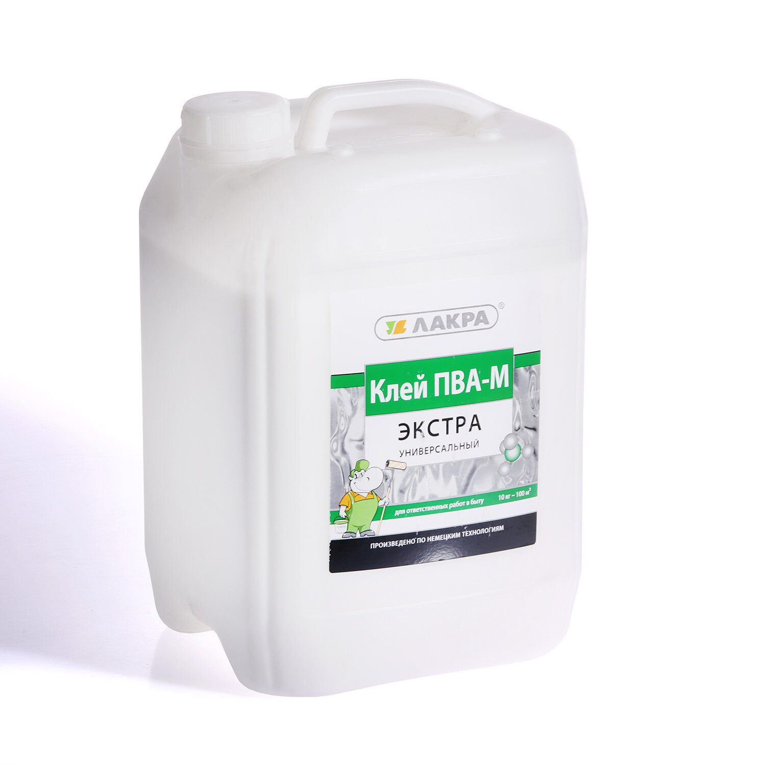 Клей универсальный Лакра ПВА -М Экстра, вес 10.0 кг, универсальный