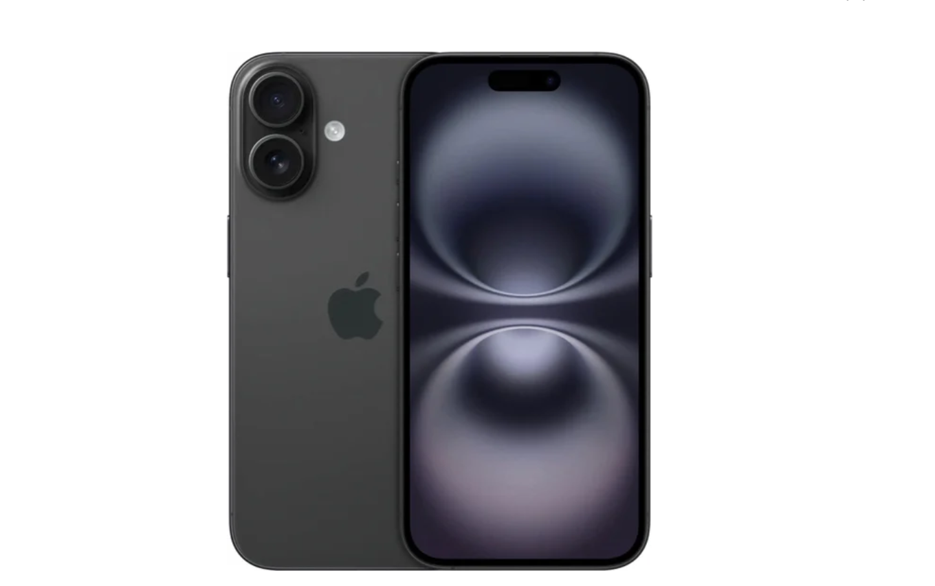 Смартфон Apple iPhone 16 8GB/128GB A3287 черный (MYE73HN/A)