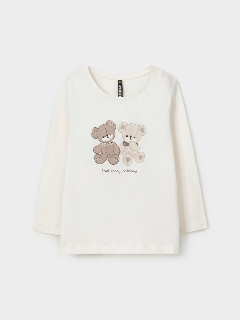 Лонгслив для девочки из натурального хлопка