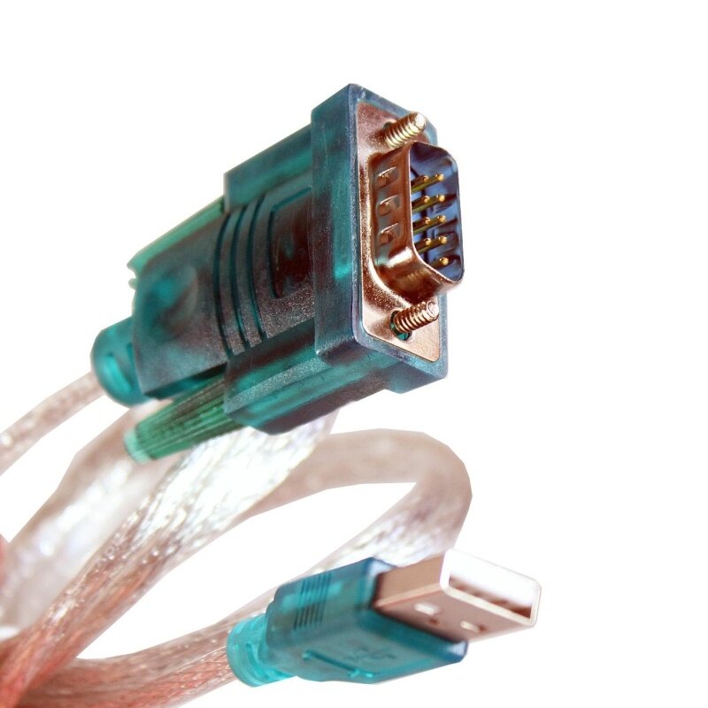 Кабель-переходник VCOM USB-AM COM port 9pin, прозрачный провод (VUS7050)