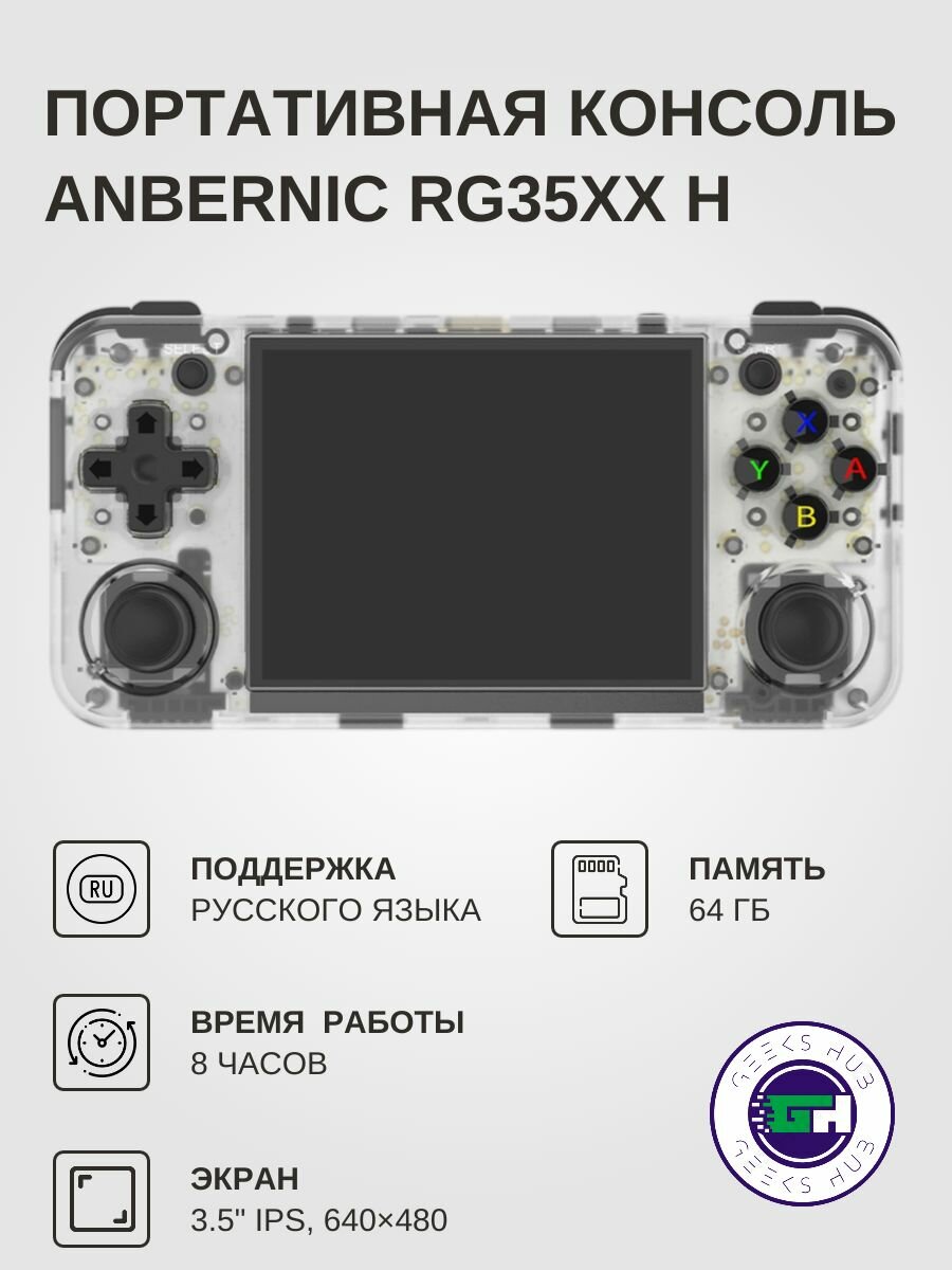 Портативная игровая приставка Anbernic RG35XX H