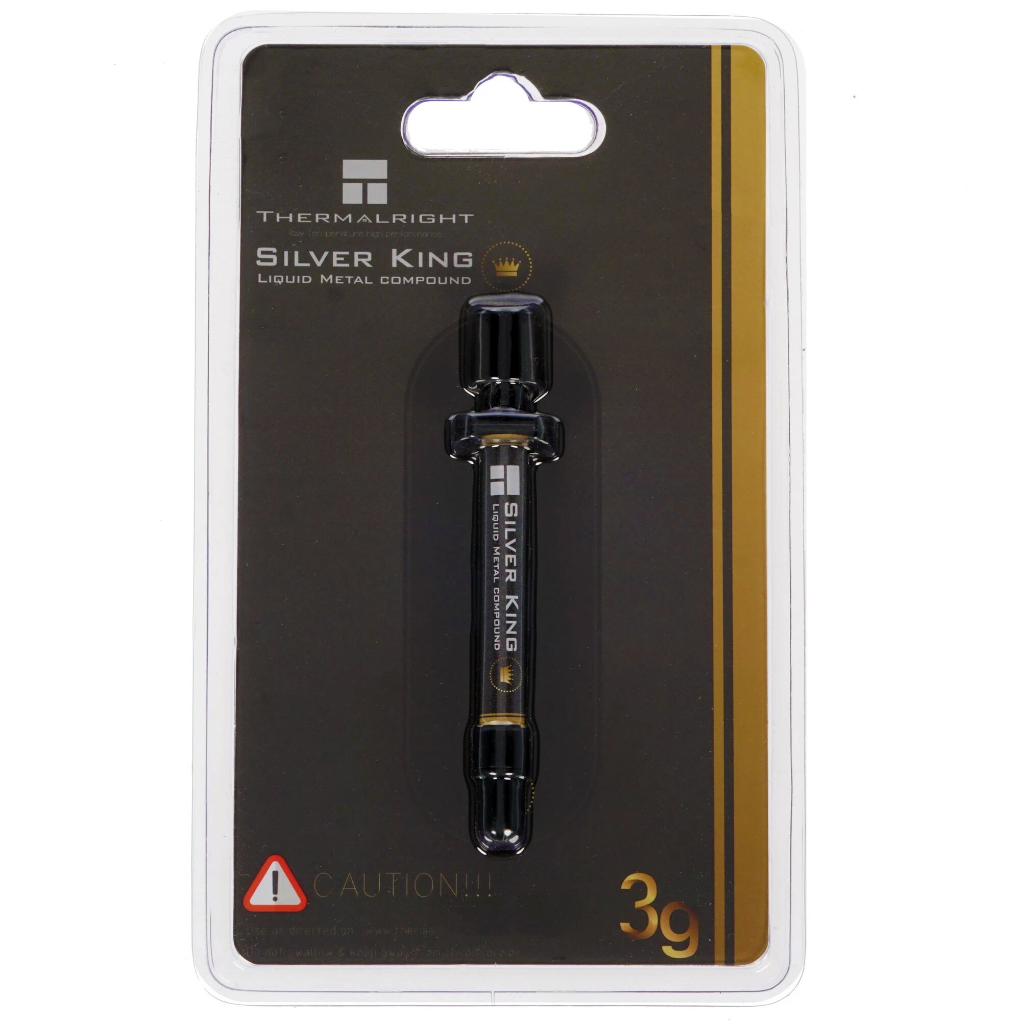 Термопаста жидкий металл Thermalright Silver King 3g 79 Bт/мK