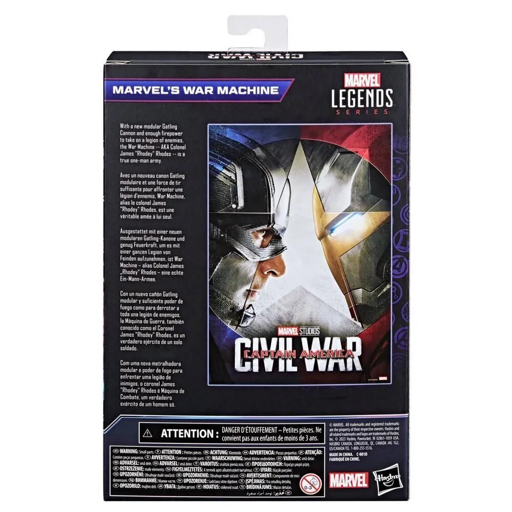 Фигурка Marvel Legends War Machine из фильма Civil War, шарнирная коллекционная игрушка для мальчиков — фото 1