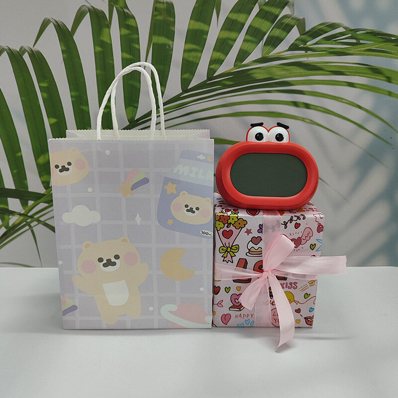 Будильник Big Mouth с USB-зарядкой, миниатюрные светящиеся электронные часы для прикроватной тумбочки, для студентов и детей, креативные бесшумные цифровые LED-часы для стола.