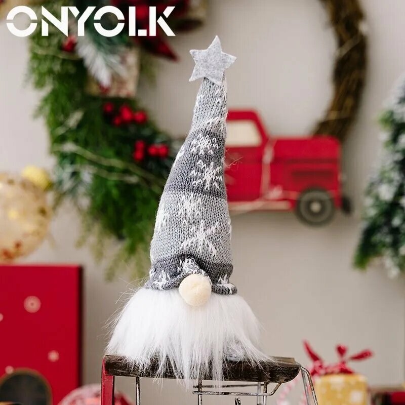 ONYOLK Игрушка под елку Сидячее положение, длина 20 см