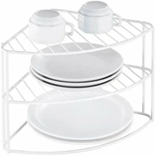 Полка-подставка для кухни Mallony W4165 трехуровневая, угловая