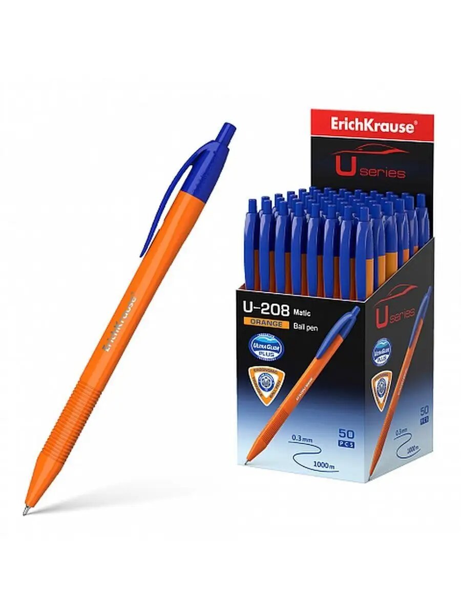 Ручка шариковая автоматическая U-208 Orange Matic 1.0