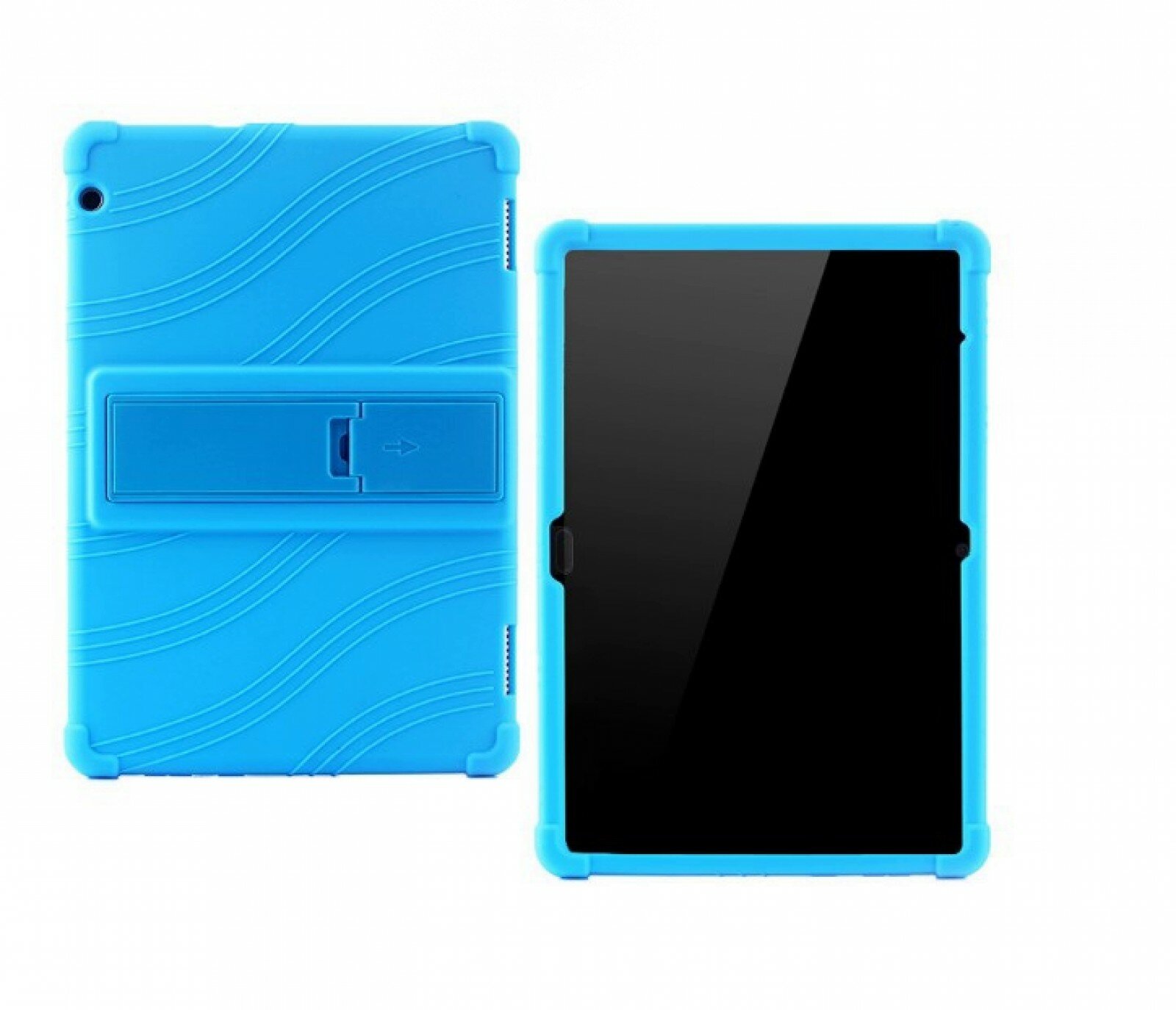 Чехол-бампер MyPads для Huawei MediaPad T5 10 противоударный усиленный голубой