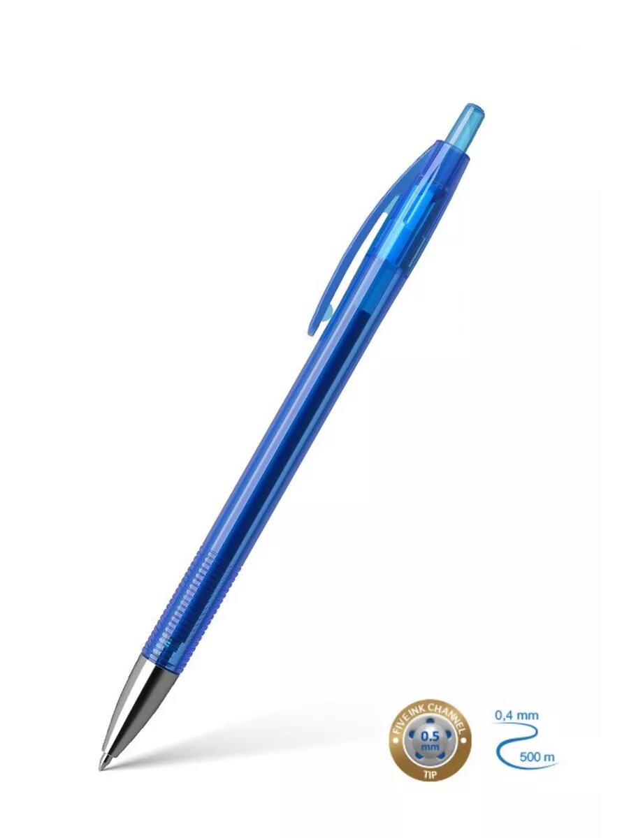 Ручка гелевая автоматическая R-301 Original Gel Matic, синяя