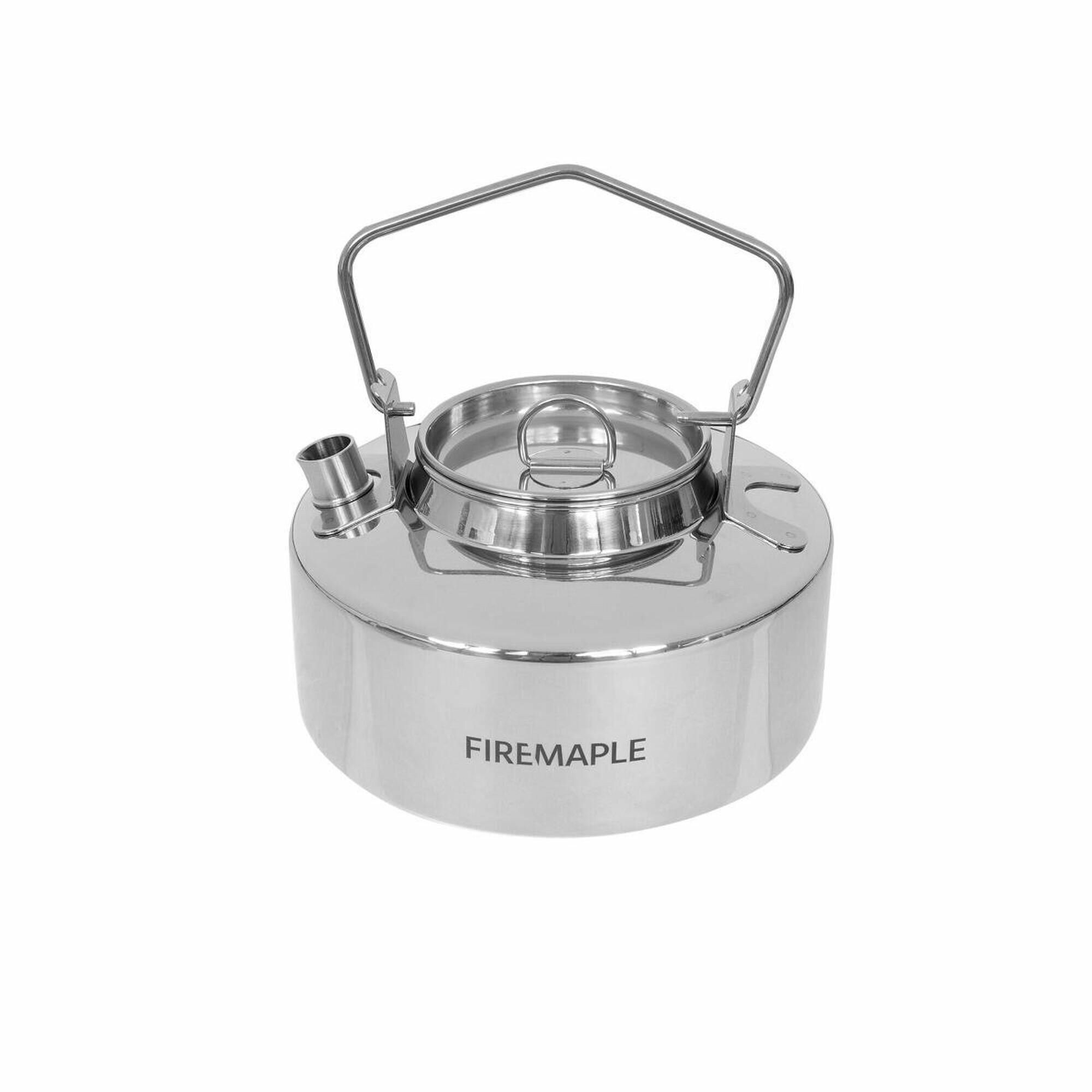 Чайник для путешествий Fire-maple Antracite 1 л, Decathlon, Цвет: Светло-серый