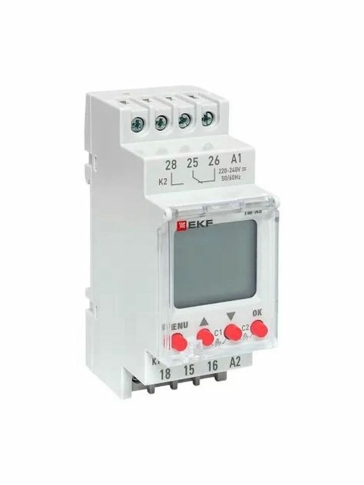 Таймер электронный астрономический двухканальный TM-AS EKF