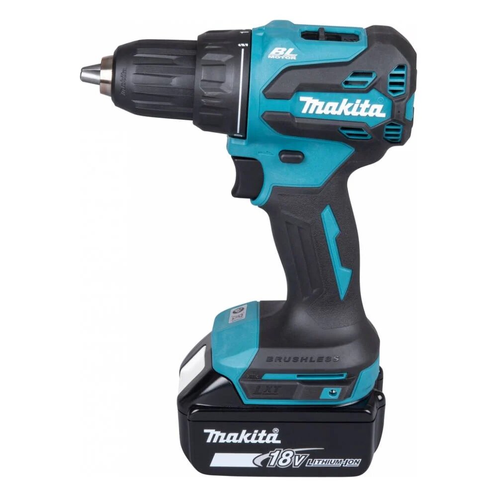 Дрель-шуруповерт ударная аккумуляторная Makita LXT 18В BL XPT 13мм 50/27Нм 1х3,0 Ач АКБ ЗУ Makpac2 DHP490SF1J