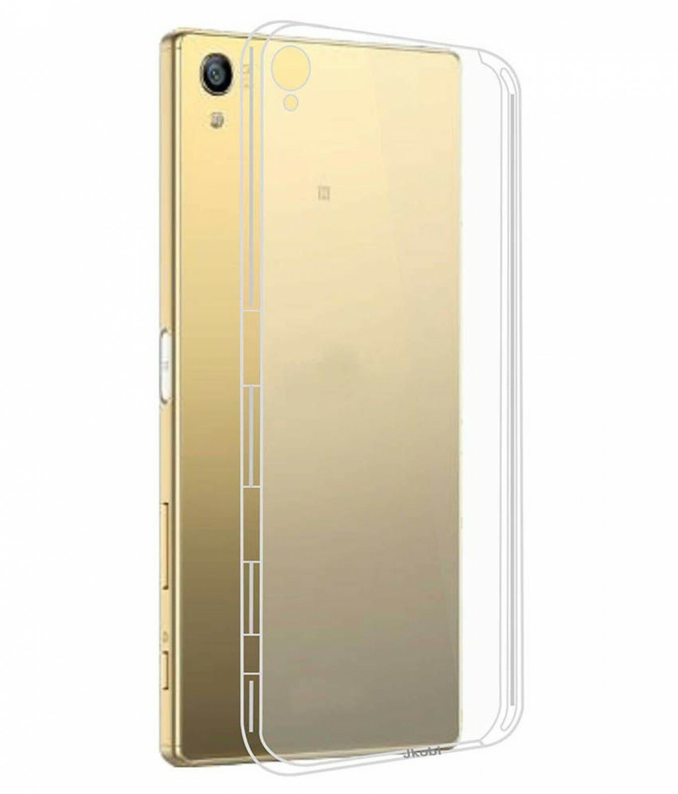 Чехол-бампер MyPads Tocco для Sony Xperia Z5 Premium прозрачный ультра-тонкий силикон
