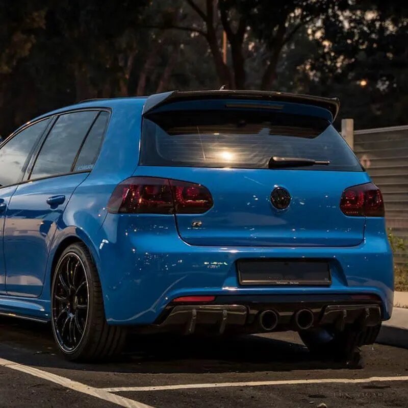 Спойлер для Volkswagen VW Golf 6 MK6, 1 шт. тюнинг спойлер, пластик