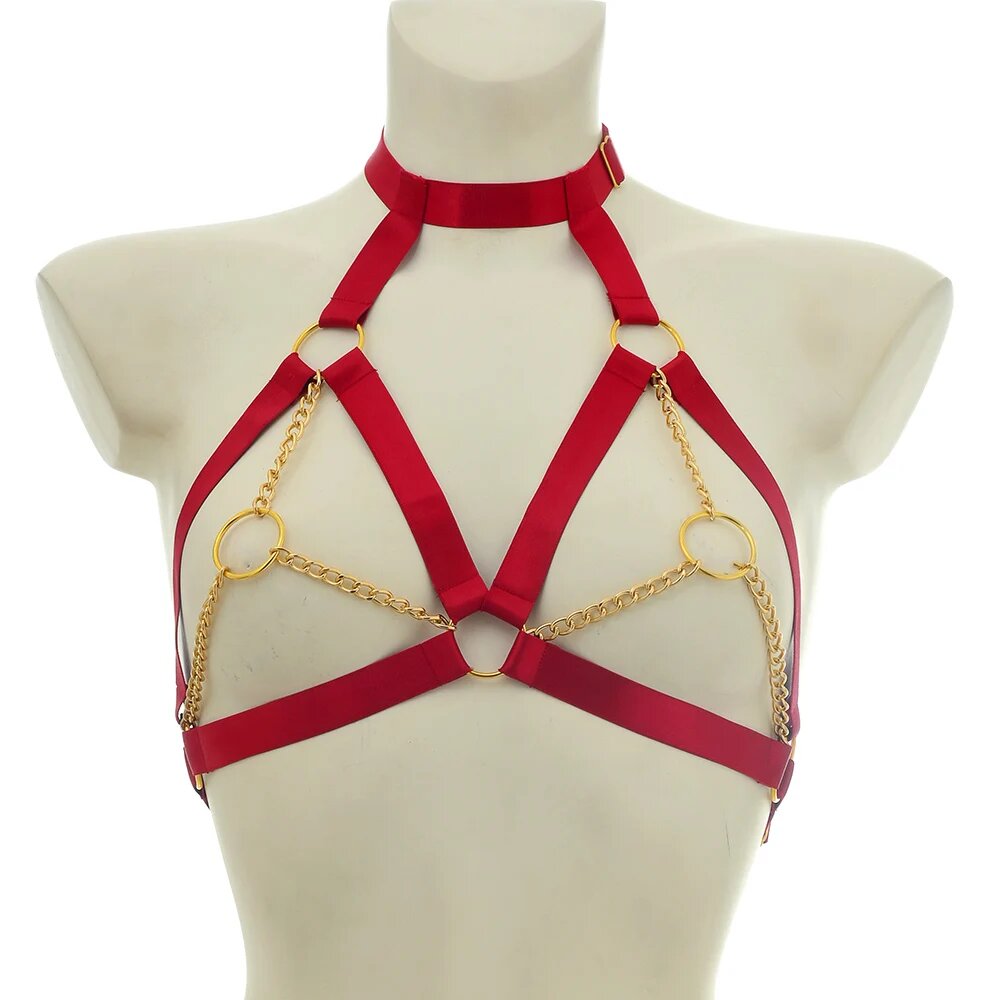 Сексуальная портупея JLX.HARNESS из спандекса O0913