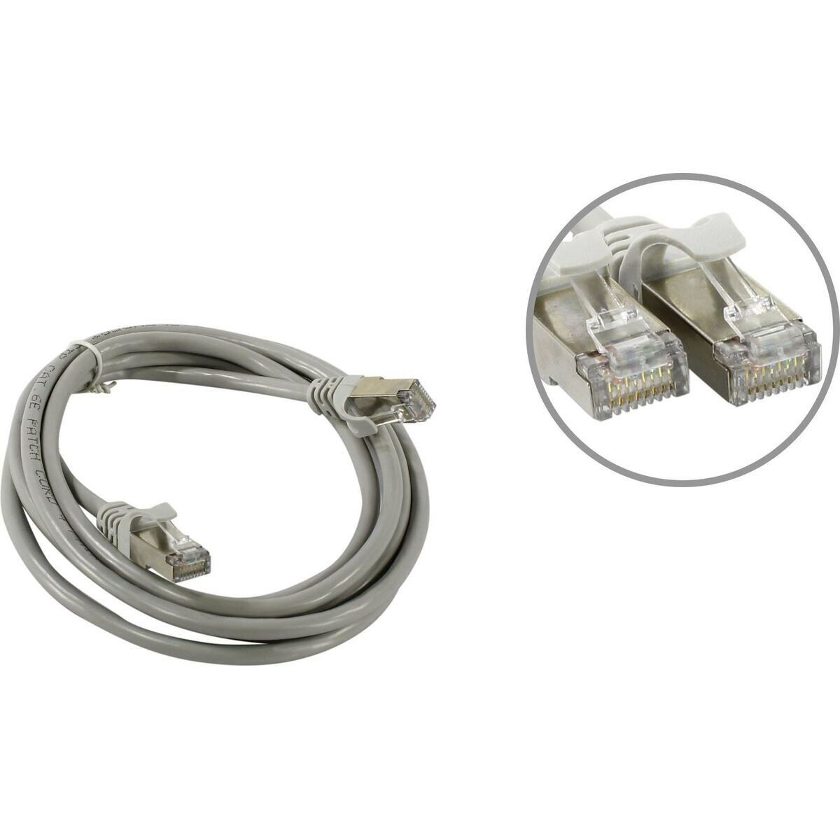 Cablexpert PP6-2M Patch Cord FTP кат.6, 2м, серый