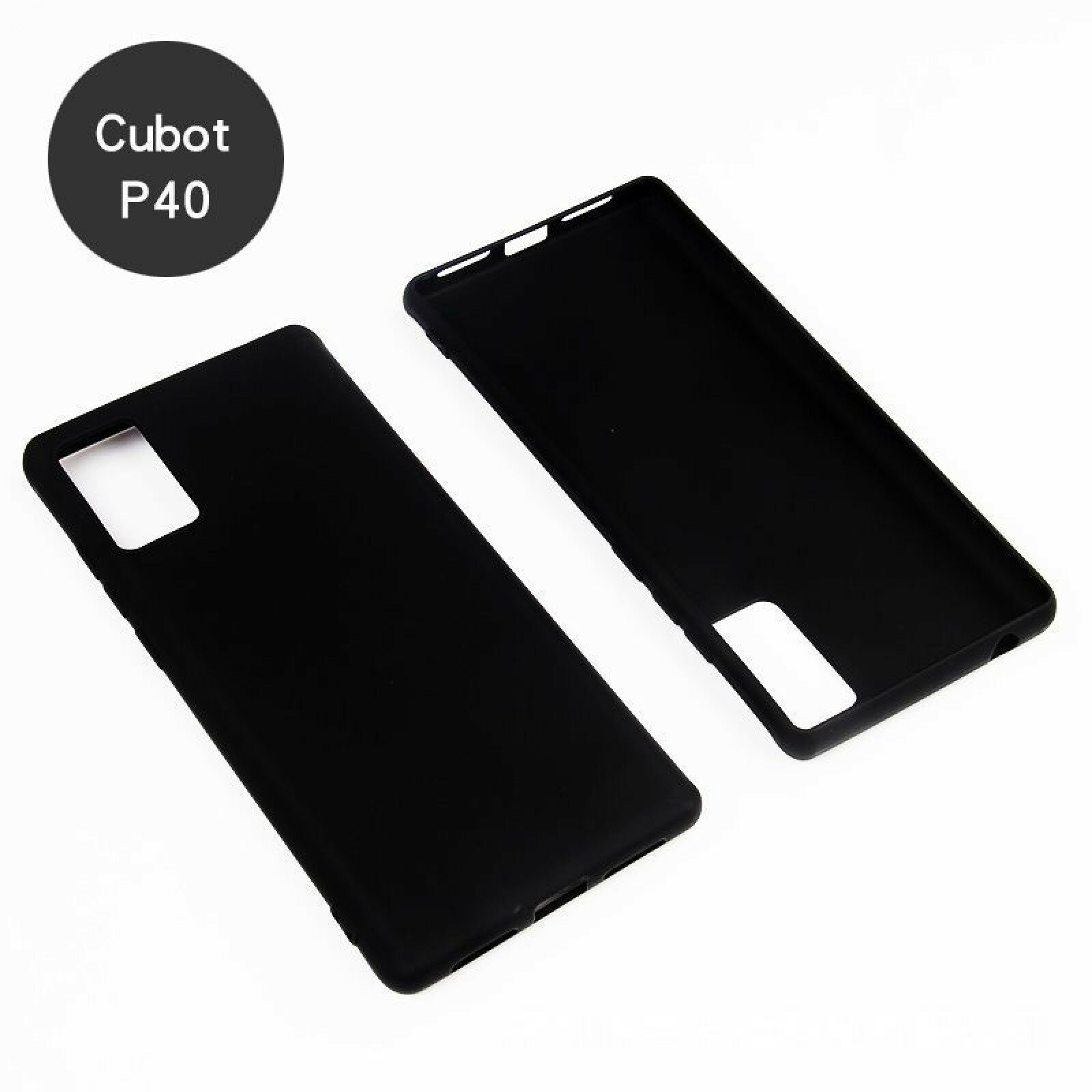 Защитный чехол кобура MyPads для смартфона Cubot P40 черный прочный и удобный