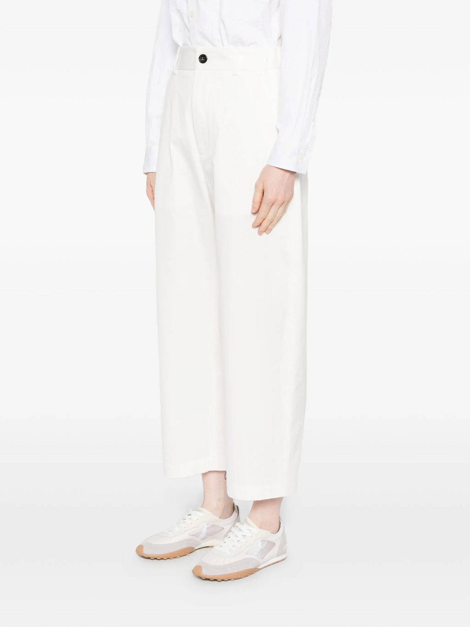 Брюки nicholson & nicholson Button-fastening trousers, размер 40, белый — фото 1