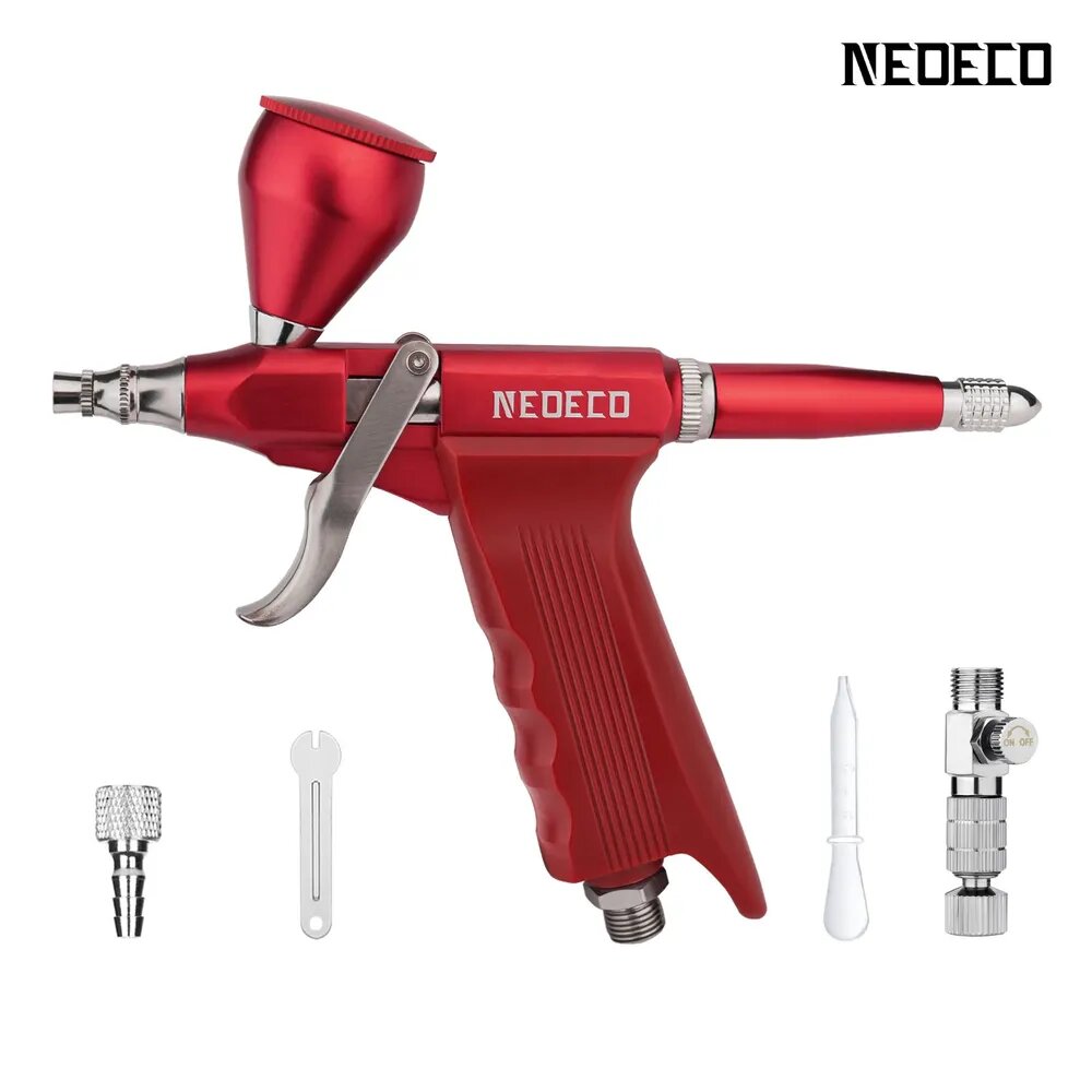 Классическое высокоточное резьбовое сопло 0,3 мм trigger airbrush с бачком 9 мл