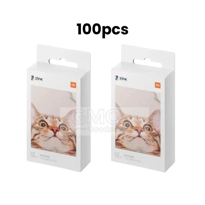 Xiaomi ZINK Pocket Printier Мини-принтер для фото 100pcs термопечать печать фотографий