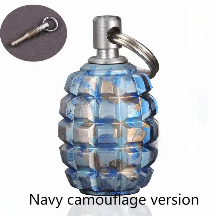 Титановая бусина-брелок Navy camouflage version