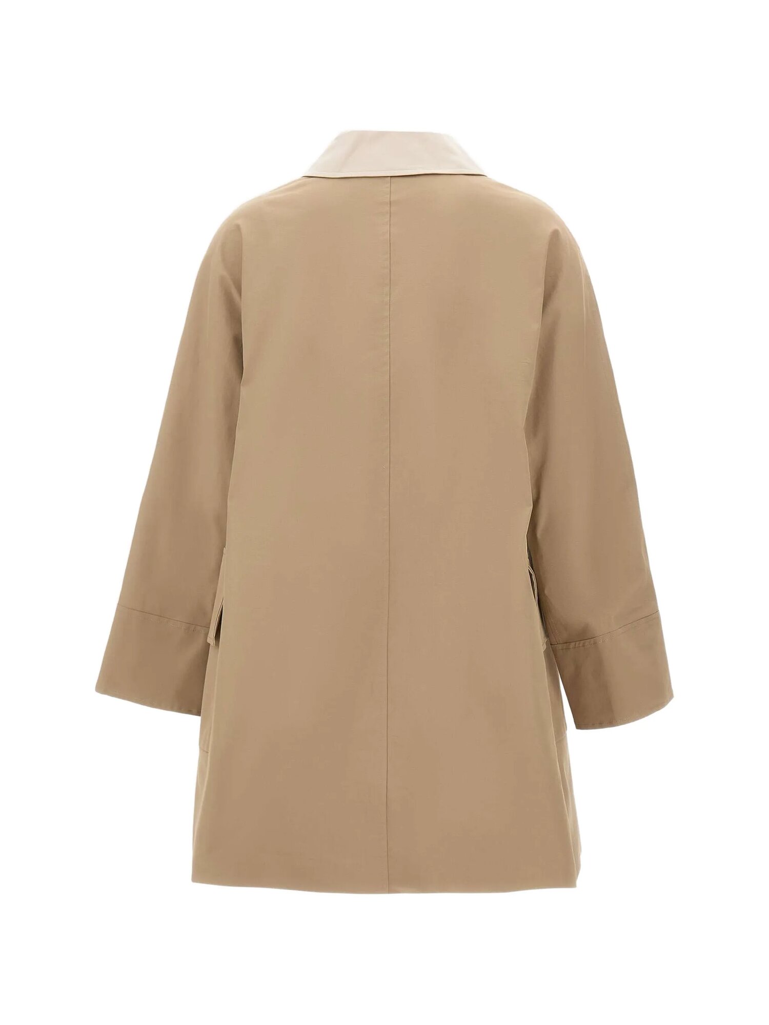 Пальто Elena Miro Double-breasted contrasting-collar coat, размер 42, разноцветный — фото 1