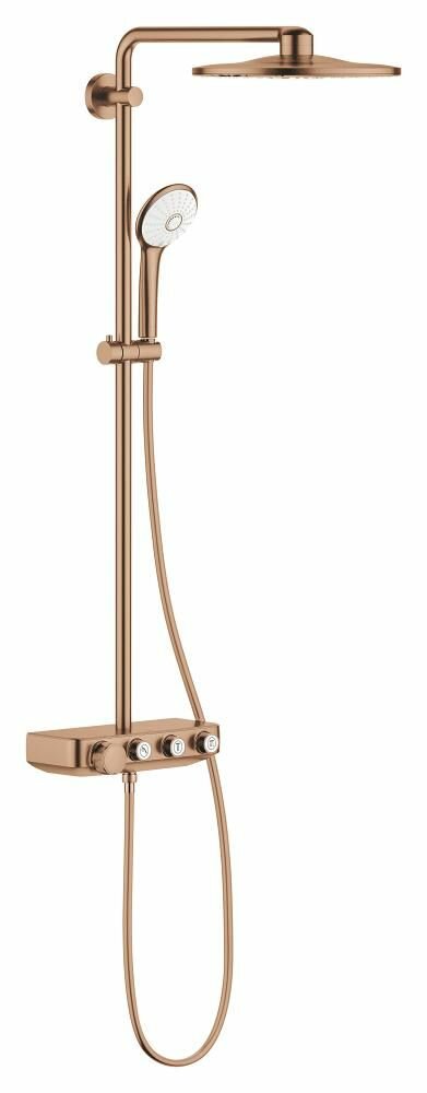 Душевая система GROHE Euphoria SmartControl 310 DUO с термостатом, теплый закат матовый (26507DL0)