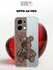 Чехол на Oppo A6 Pro / Оппо A6 Про с принтом Половинка медведя