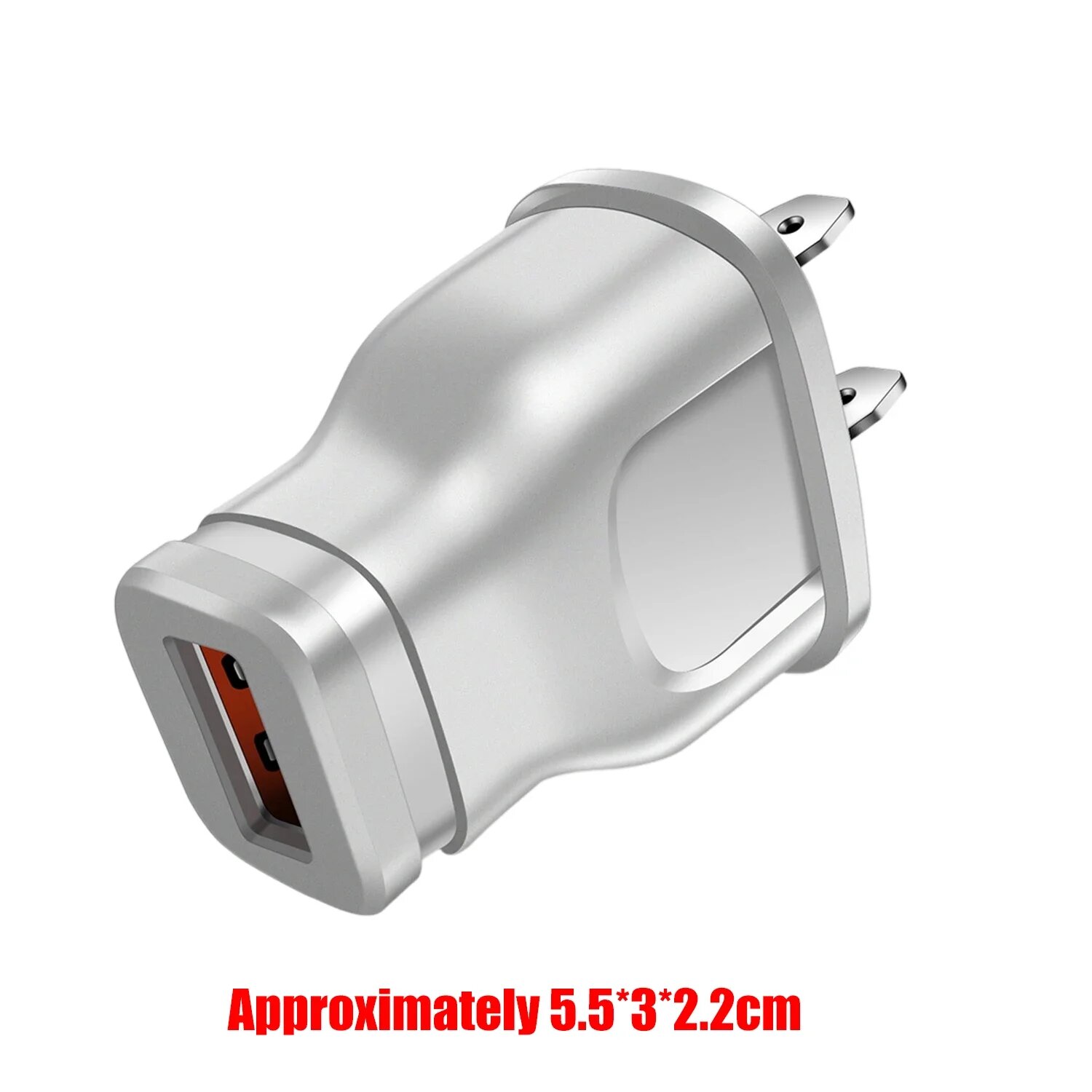 USB зарядное устройство BAPPSUS, белый, US, 5В 1А